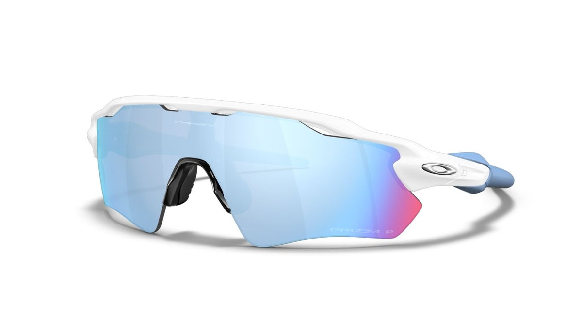 Oakley Custom Radar EV Path Polished White/ Prizm Deep H2O Polarized ...